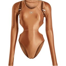 Adidas STELLA MCCARTNEY LEOTARD Bodysuit Damen - Gr&ouml;&szlig;e XS - braun