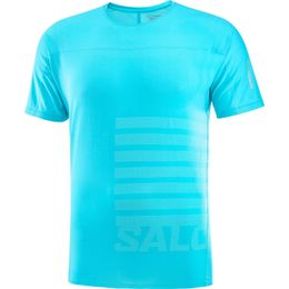 Salomon SENSE AERO Funktionsshirt Herren - Gr&ouml;&szlig;e L - blau