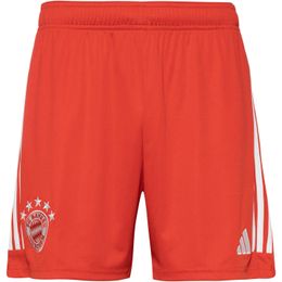Adidas FC Bayern M&uuml;nchen 23-24 Heim Fu&szlig;ballshorts Herren - Gr&ouml;&szlig;e S - rot