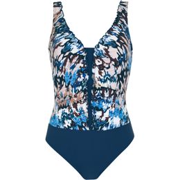 Sunflair Badeanzug Damen - Gr&ouml;&szlig;e 38 / C - blau