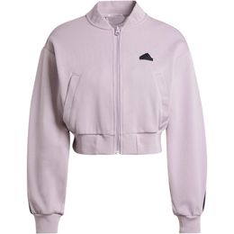 Adidas Future Icons 3S Bomberjacke Damen - Gr&ouml;&szlig;e L - lila