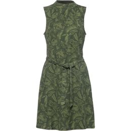 Ragwear Angyc Print Kurzarmkleid Damen - Gr&ouml;&szlig;e L - oliv