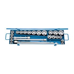 Gedore D 32 EMAU-2 Steckschl&uuml;ssel-Satz 3/4" 25-teilig UD-Profil mm+ZOLL (6281310)