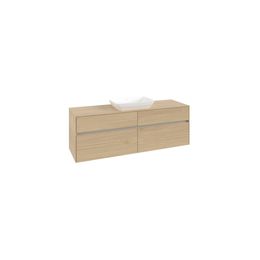 Villeroy & Boch V&B Waschtischunterschrank Collaro 160x54,8x50cm, WT mittig, nordic oak ; Villeroy & Boch (C12000VJ)