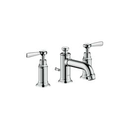 Hansgrohe 3-Loch-Waschtischarmatur 30 Axor Montreux A 143mm, m H-Gr, ZugstAblGar, brush. ni. (16535820)