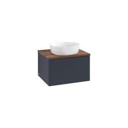 Villeroy & Boch V&B Waschtischunterschrank mit Frontstruktur Antao 60x36x50cm, WBP w. wal, md bl. m Lac ; Villeroy & Boch (K29112HG)
