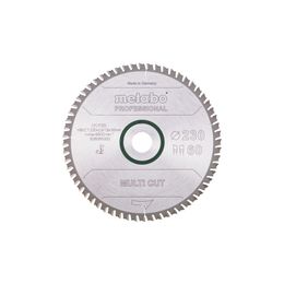 Metabo S&auml;geblatt "multi cut - professional", 230x2,6/1,8x30, Z60 WZ 5&deg; (628085000)