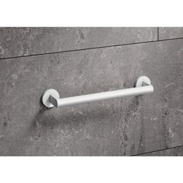 HEWI System 900 Haltegriff 900.36.03160DX Edelstahl pulverbeschichtet wei&szlig; tiefmatt, L&auml;nge 400 mm
