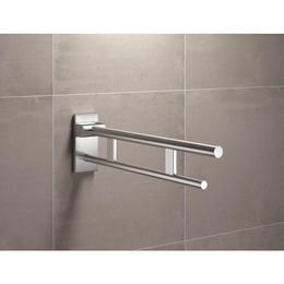 HEWI System 900 Mobiler St&uuml;tzklappgriff 900.50.402XA Ausladung 700 mm, Edelstahl matt geschliffen