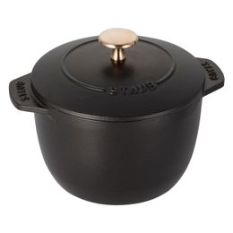 Staub Reis-Cocotte - schwarz