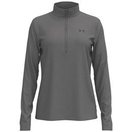 Under Armour Damen Langarmshirt Tech Half-Zip Castlerock/Black (Gr&ouml;&szlig;e: S)