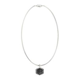 Guess Kette Herren Gr&ouml;&szlig;e One Size schwarz / silber