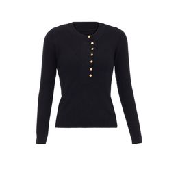 Caneva Pullover Damen Gr&ouml;&szlig;e XS/S gold / schwarz