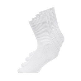 SNOCKS Socken Damen Gr&ouml;&szlig;e 47/50 wei&szlig;
