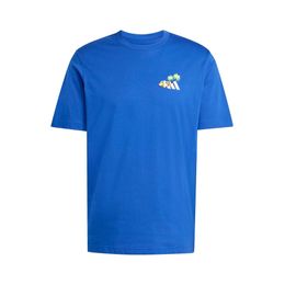 adidas Sportswear Sportshirt 'MINI SURF' Herren Gr&ouml;&szlig;e S blau / pastellgelb / hellgr&uuml;n / wei&szlig;