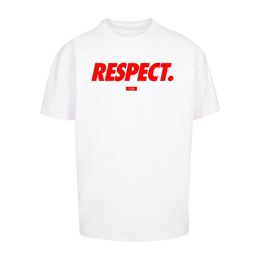 MT Upscale T-Shirt 'Football's coming Home Respect' Herren Gr&ouml;&szlig;e 4XL rot / wei&szlig;