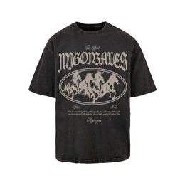 Mj Gonzales T-Shirt 'Running Wild' Herren Gr&ouml;&szlig;e XS greige / schwarz
