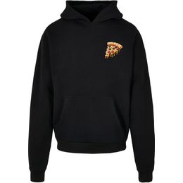 Merchcode Sweatshirt 'Pizza Comic ' Herren Gr&ouml;&szlig;e M gelb / dunkelgr&uuml;n / rot / schwarz
