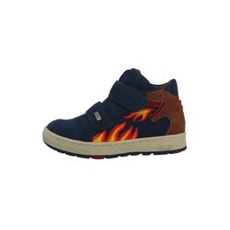 Lurchi Sneaker Jungen Gr&ouml;&szlig;e 27 navy / braun / gelb / orange / rot