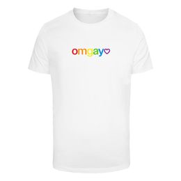 Mister Tee T-Shirt 'OMGay' Herren Gr&ouml;&szlig;e XS blau / gelb / gr&uuml;n / lila / rot / wei&szlig;