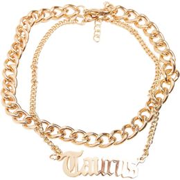 Urban Classics Fu&szlig;kette Damen Gr&ouml;&szlig;e S/M gold