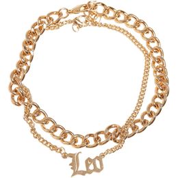 Urban Classics Fu&szlig;kette Damen Gr&ouml;&szlig;e L/XL gold