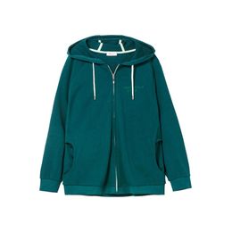 sheego Zip-Up Hoodie female Green size 44/46