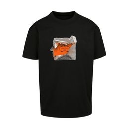 Mister Tee T-Shirt 'Apollo II' Herren Gr&ouml;&szlig;e XS orange / schwarz / silber