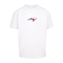MT Upscale T-Shirt 'Boulevard Barb&egrave;s' Herren Gr&ouml;&szlig;e XL blau / rot / wei&szlig;