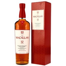 Macallan Sherry Oak 12 Jahre Single Malt Whisky (40 % Vol. 0,7 Liter)
