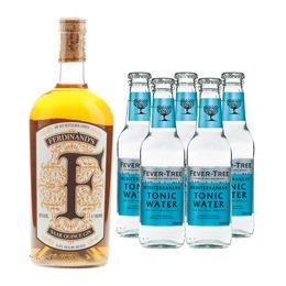 Ferndinand&rsquo;s Saar Quince & 5 x Fever-Tree Mediterranean Tonic Water (30 % Vol. 1,5 Liter)