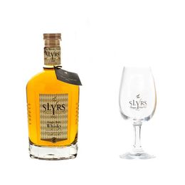 Slyrs Single Malt Whisky & Whiskyglas (43 % vol. 0,7 Liter)