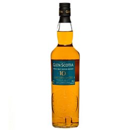 Glen Scotia 10 Jahre Single Malt Whisky - Unpeated (40 % Vol. 0,7 Liter)