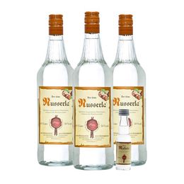 Fein-Brennerei Prinz 3 x Prinz Nusserla + gratis Miniatur (34 % Vol. 3 Liter)
