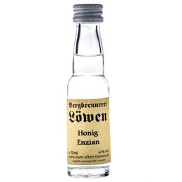 Bergbrennerei L&ouml;wen L&ouml;wen Honig Enzian (40 % Vol. 0,02 Liter)