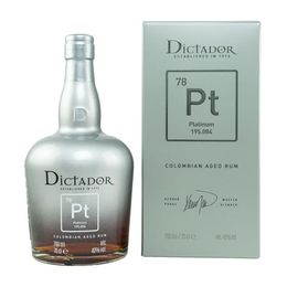 Dictador Platinum Rum (40 % Vol. 0,7 Liter)