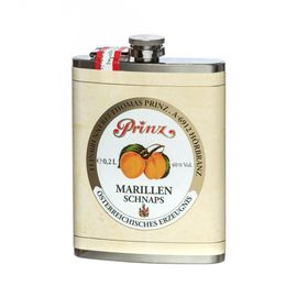 Fein-Brennerei Prinz Prinz Flachmann Marillen-Schnaps (40 % Vol. 0,2 Liter)