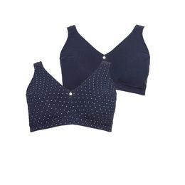sheego Minimizer female size 85 marine blue / White