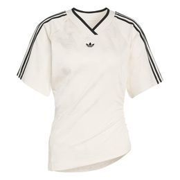 adidas originals T-Shirt 'ROUCHED FOOTBALL' Damen Gr&ouml;&szlig;e XS schwarz / wei&szlig;