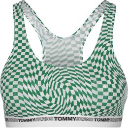 Tommy Hilfiger BH Damen Gr&ouml;&szlig;e 80 gr&uuml;n / schwarz / wei&szlig;