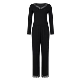 Hunkem&ouml;ller Hunkem&ouml;ller Pyjama Damen Gr&ouml;&szlig;e XL schwarz Winterkleid