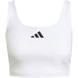 Adidas Pwr Tanktop Damen - wei&szlig; - Gr. L - Polyester/Elastan