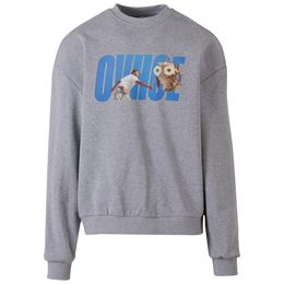 MT Upscale Sweatshirt 'Ovhoe' Herren Gr&ouml;&szlig;e XL azur / braun / graumeliert / offwhite