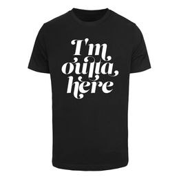 Mister Tee T-Shirt 'Outta Here' Herren Gr&ouml;&szlig;e XL schwarz / wei&szlig;