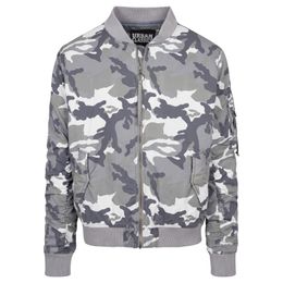 Urban Classics Jacke Herren Gr&ouml;&szlig;e S grau / wei&szlig;