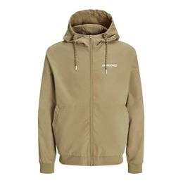 Jack & Jones JACK & JONES Jacke 'JJERush' Herren Gr&ouml;&szlig;e S dunkelbeige / wei&szlig;