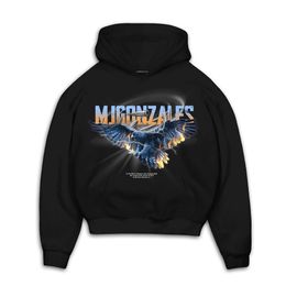 Mj Gonzales Sweatshirt 'EAGLE V.2' Herren Gr&ouml;&szlig;e M blau / gelb / orange / schwarz