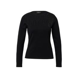 s.Oliver BLACK LABEL Pullover Damen Gr&ouml;&szlig;e XS schwarz / silber