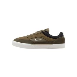 Nike Sneaker 'Skateboard Malor' Herren Gr&ouml;&szlig;e 41 grau / khaki / wei&szlig;