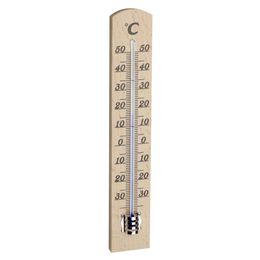 Tfa Dostmann Innenthermometer Holz buchefarben 3,1 x 1,6 x 18 cm